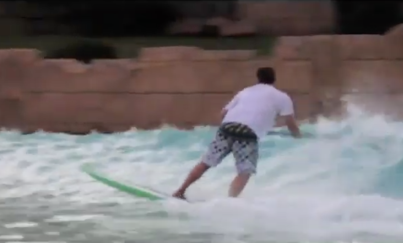 Coreban stand up paddle surfing SUP at Lost City man made wave ...